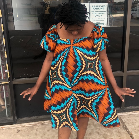 Veroex Dresses African Ankara Women Off The Shoulder Dress Poshmark